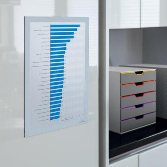 Versatile two-part A4 Display Frame with Self-Adhesive back and Magnet ...